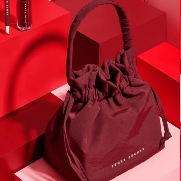 Fenty Beauty | Bags | Fenty Beauty Burgundy Cosmetic Bag Or Travel Bag ...